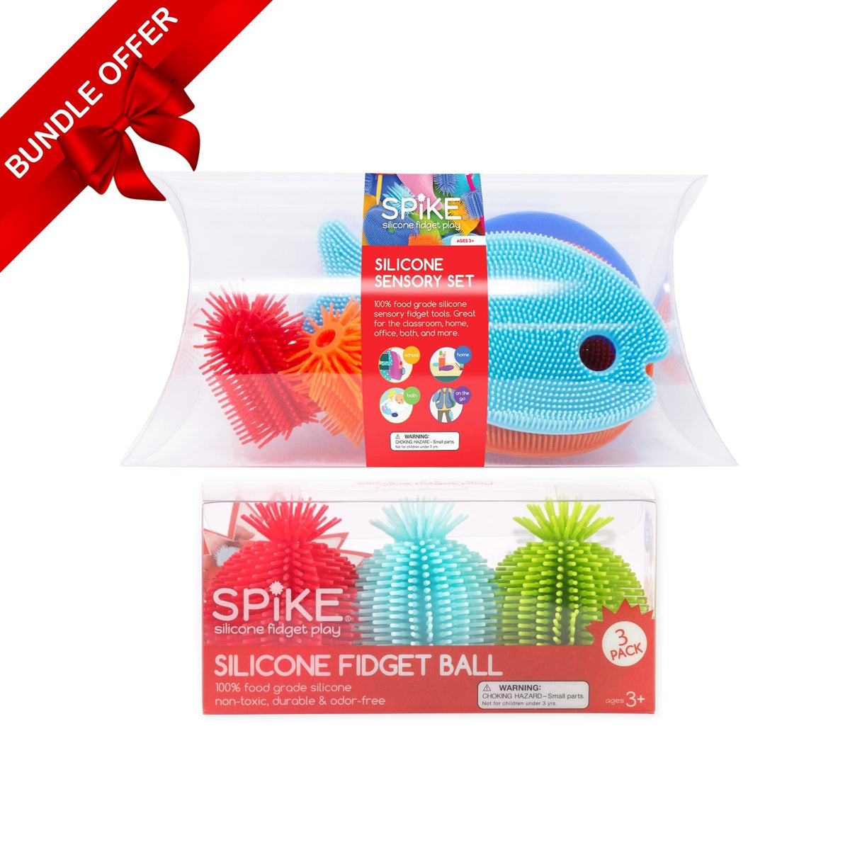 Therapy-Ready Sensory Fidget Set – Spike Balls & Silicone Tools – innobaby